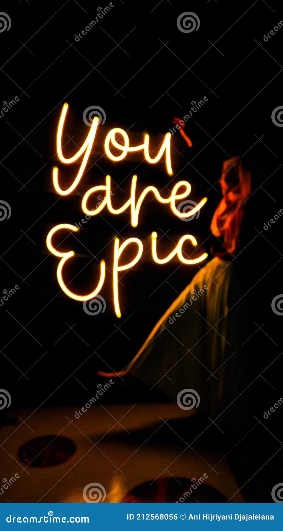 You are epic stock photo. Image of logo, poster, screenshot - 212568056
