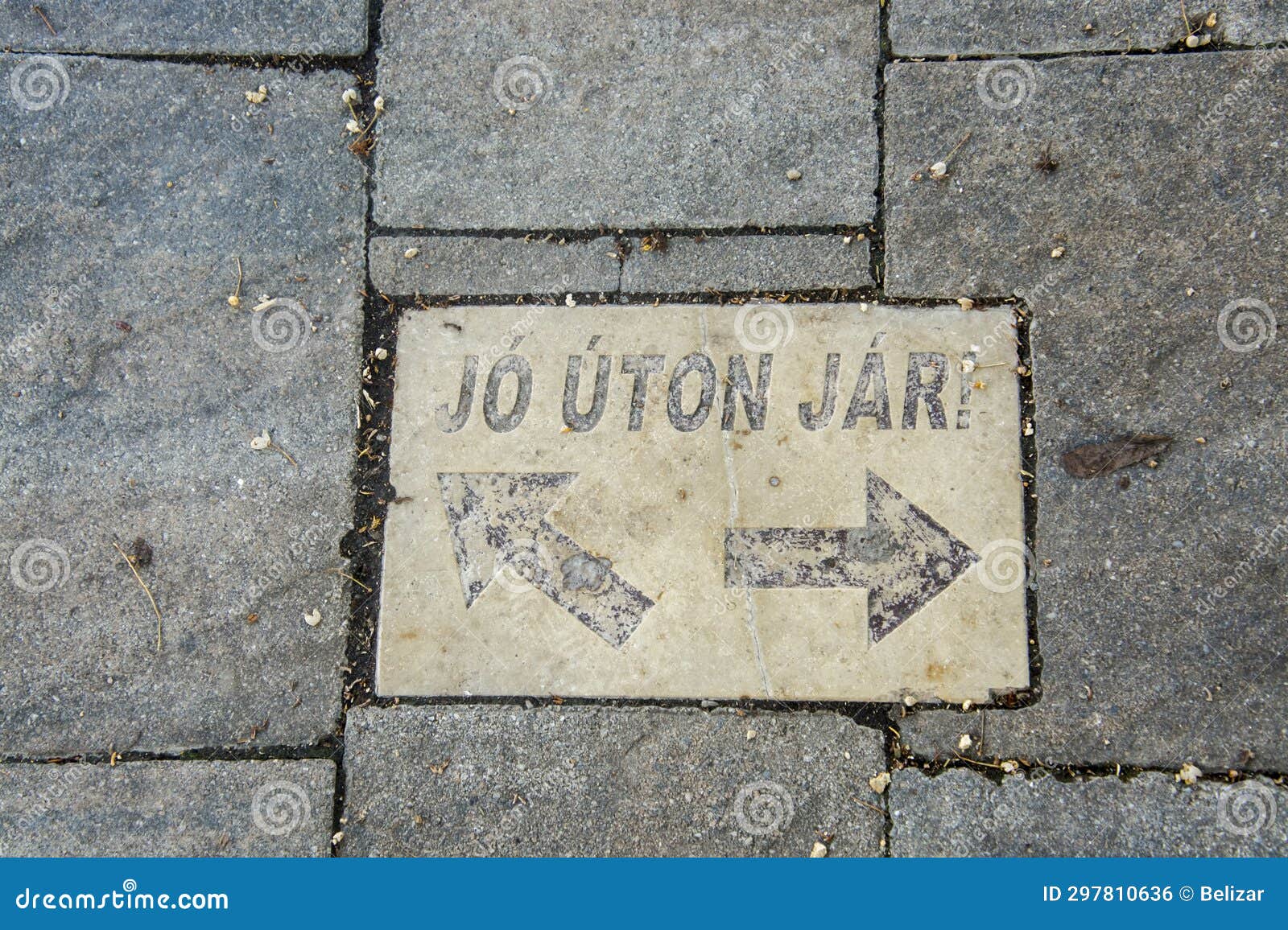 You are on the good way stock photo. Image of pedestrian - 297810636