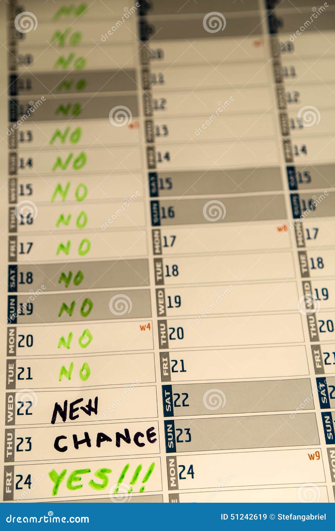 You have a new chance!!! stock image. Image of direction - 51242619