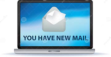 You have new mail stock vector. Illustration of vector - 12685480