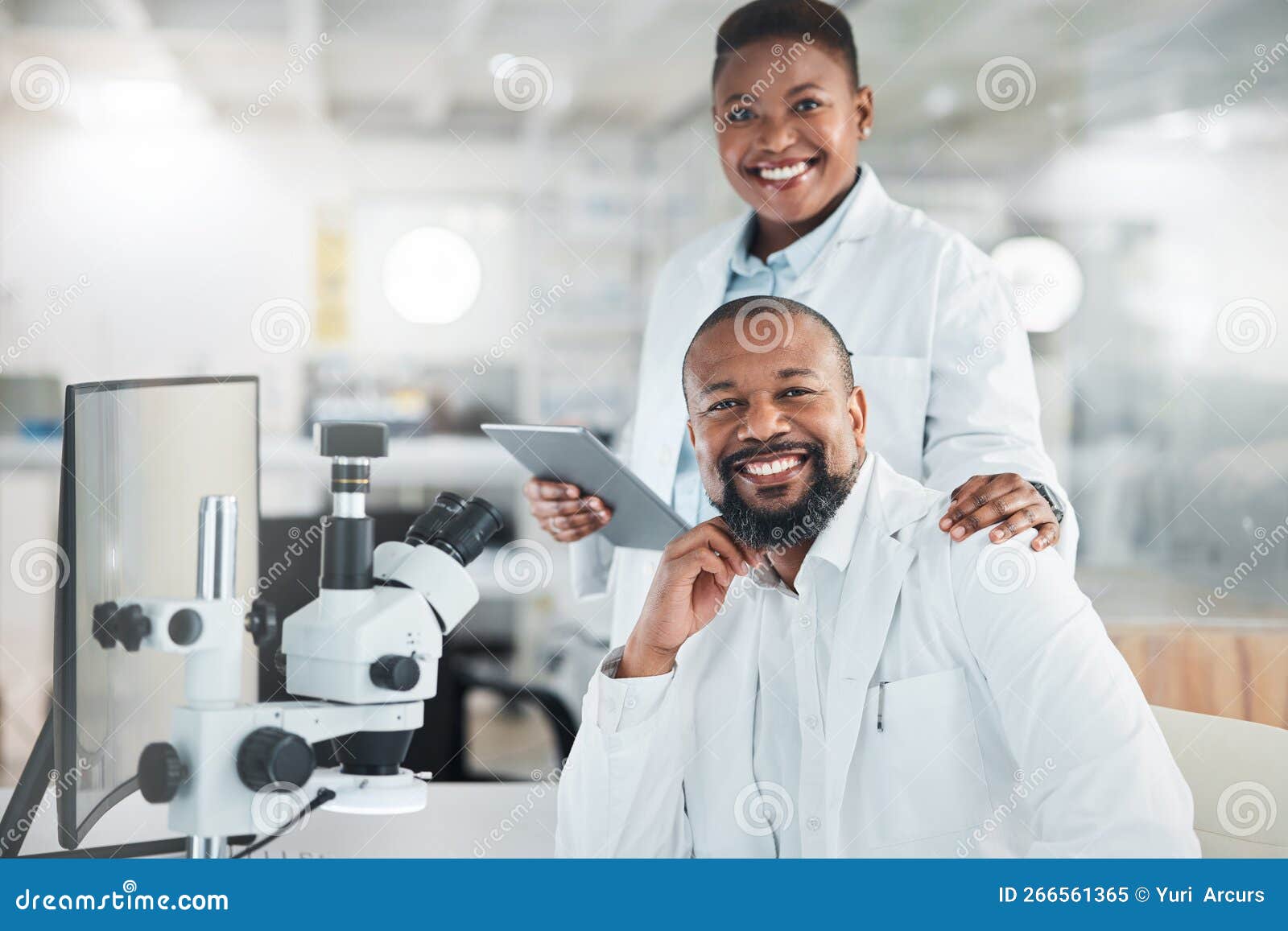 You Have To Be Very Precise when Working with Samples. Two Scientists ...