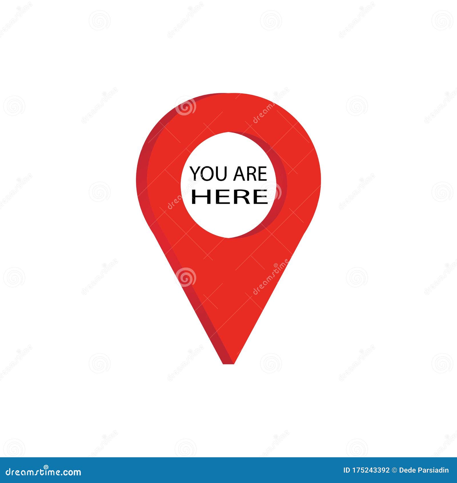 You are Here Sign Icon. Info Map Pointer with Your Location Stock ...