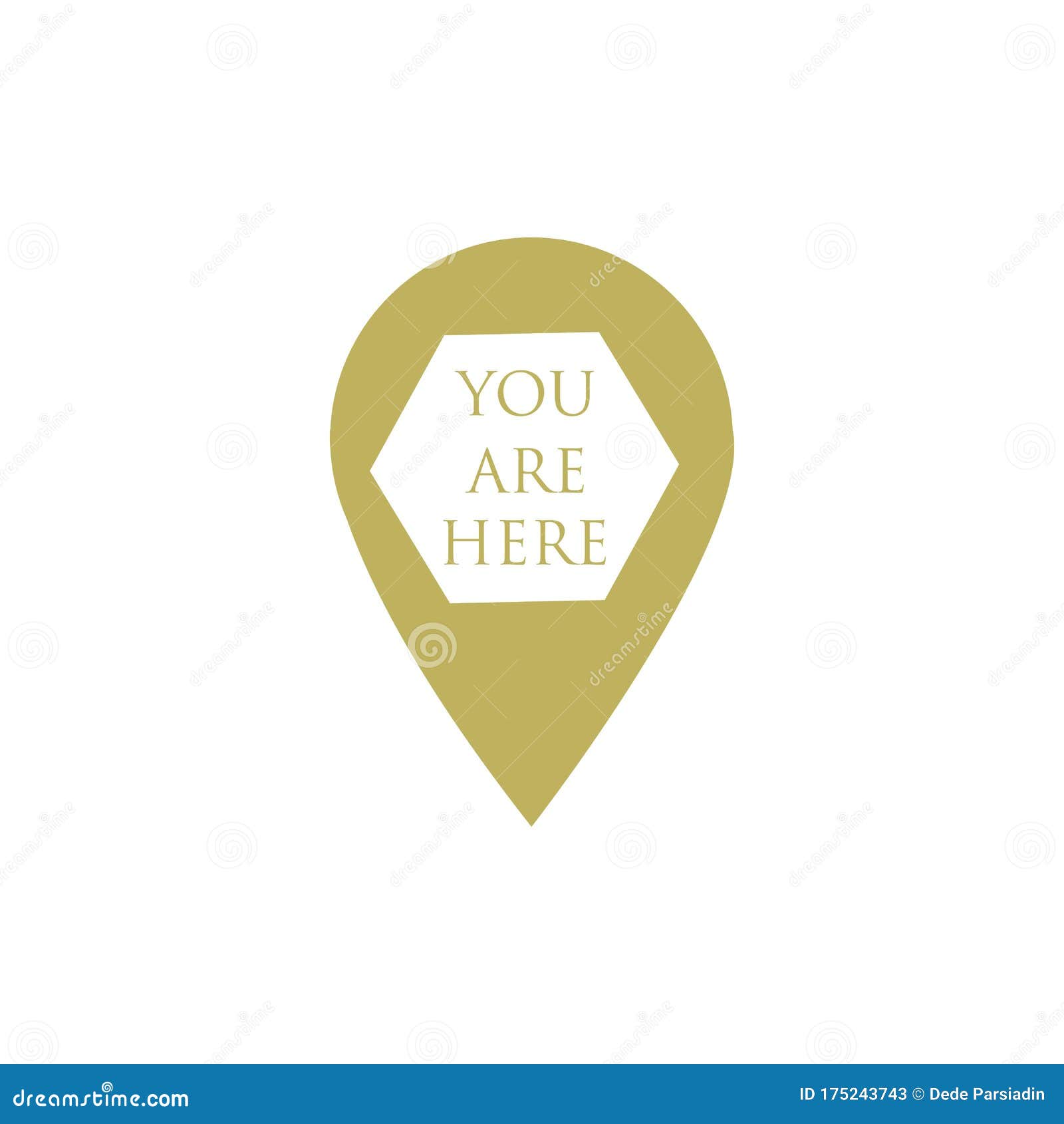 You are Here Sign Icon. Info Map Pointer with Your Location Stock ...