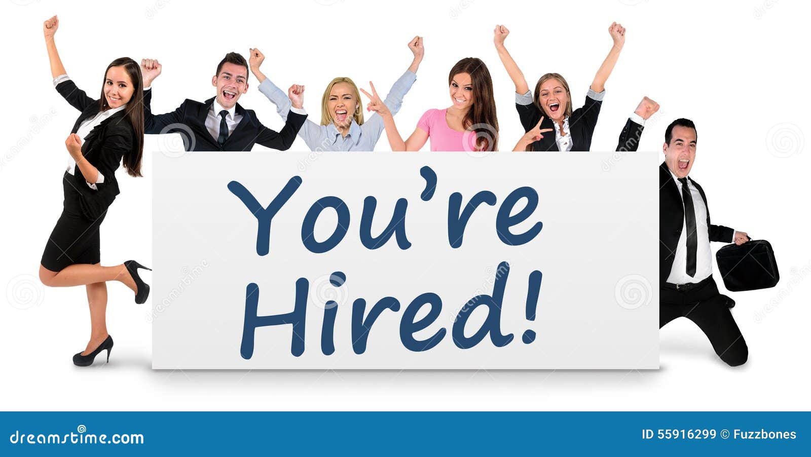 You are hired word stock image. Image of interview, education - 55916299