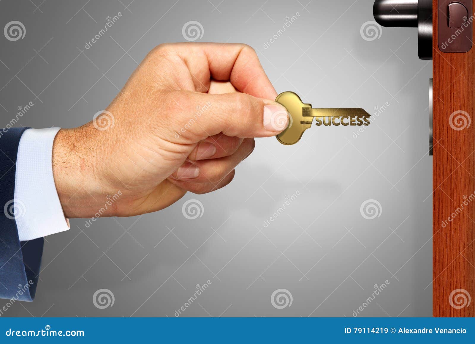 You Hold the Key To Success Stock Image - Image of people, career: 79114219