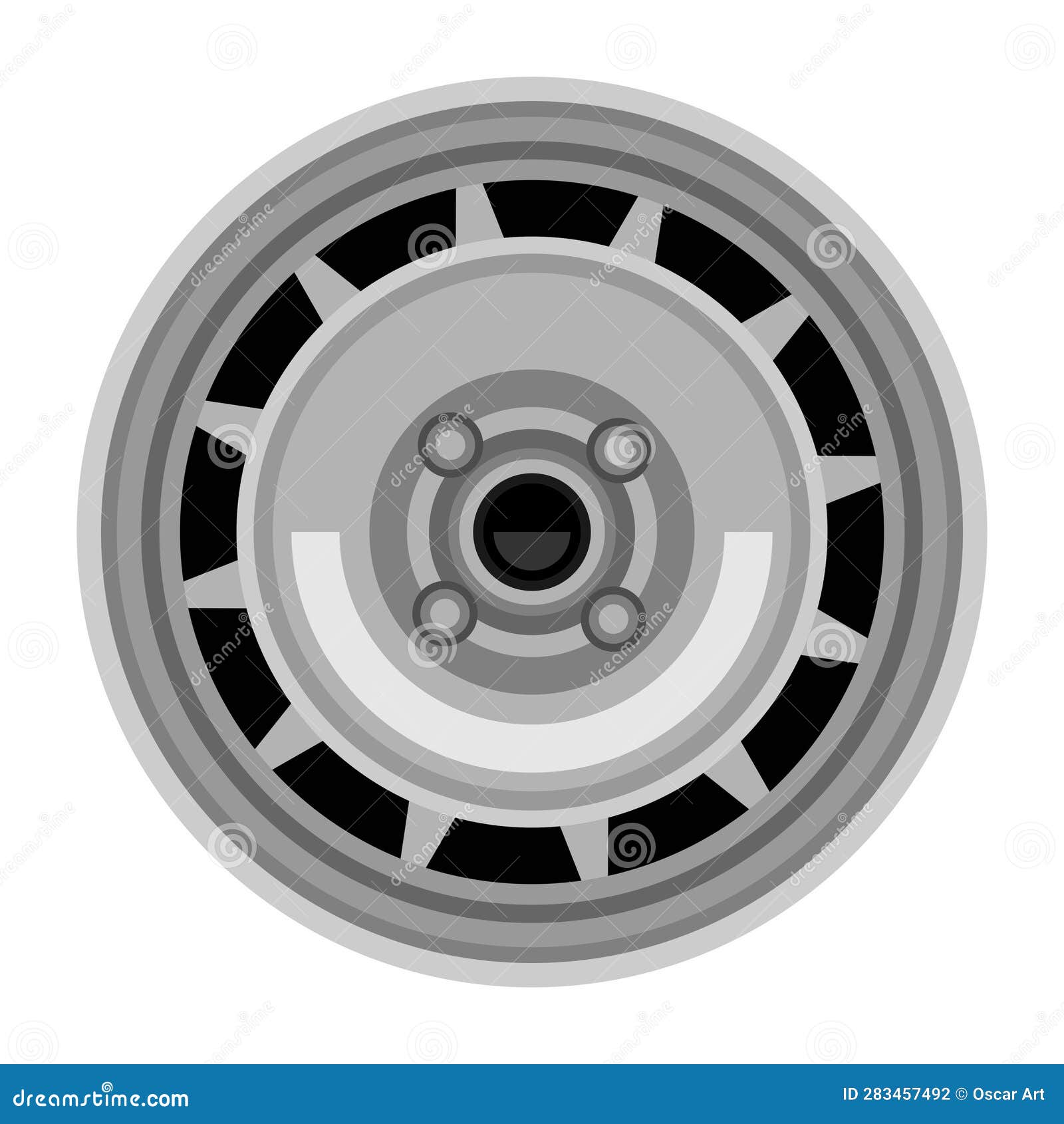 Classic car velg 004 stock vector. Illustration of auto - 283457492