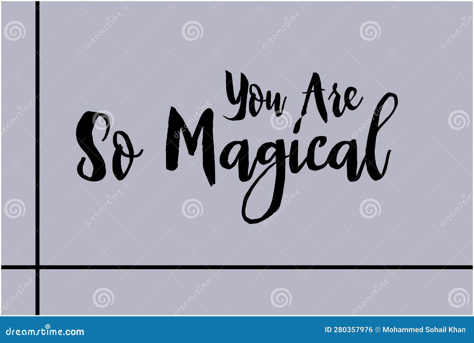 You are so Magical Bold Typography Text Lettering Quote Vector Design ...