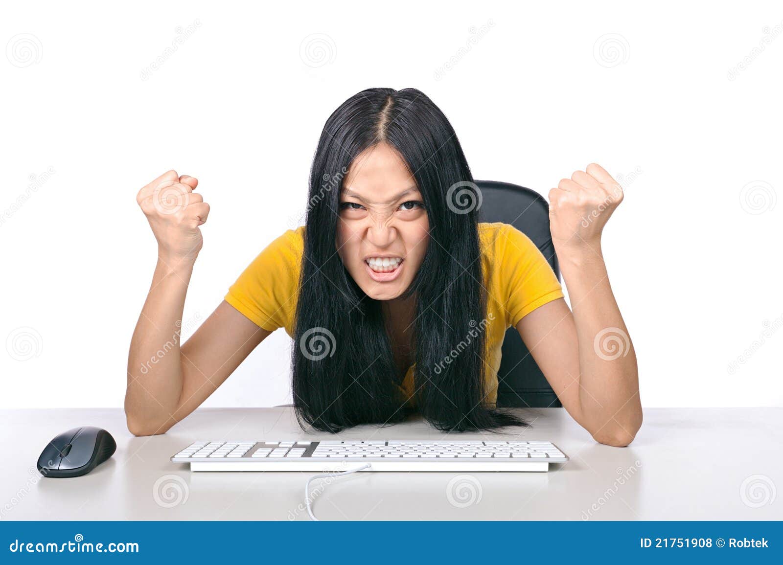 You make me so angry stock photo. Image of asian, face - 21751908