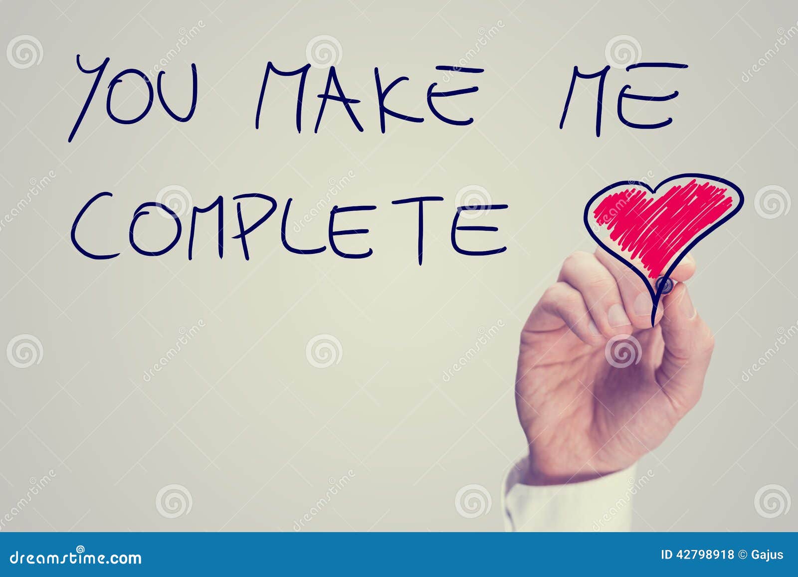 You Make Me Complete stock photo. Image of love, completed - 42798918