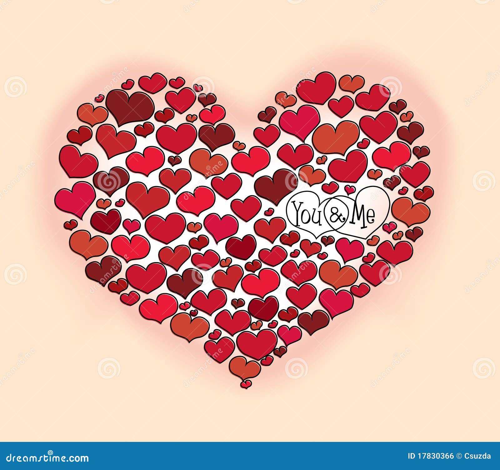 You and me stock vector. Illustration of cute, romance - 17830366