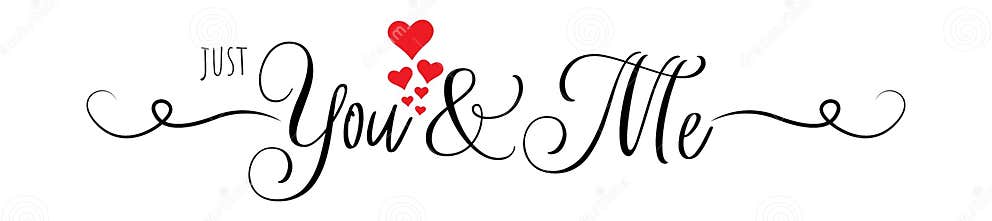 Just you and me, vector stock vector. Illustration of illustrations ...