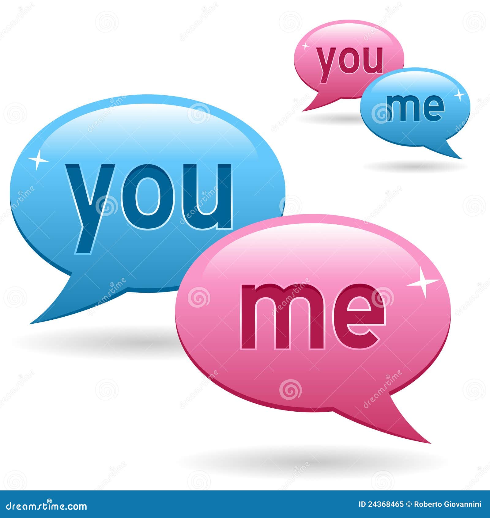 You & Me Chat Logo stock vector. Illustration of community - 24368465