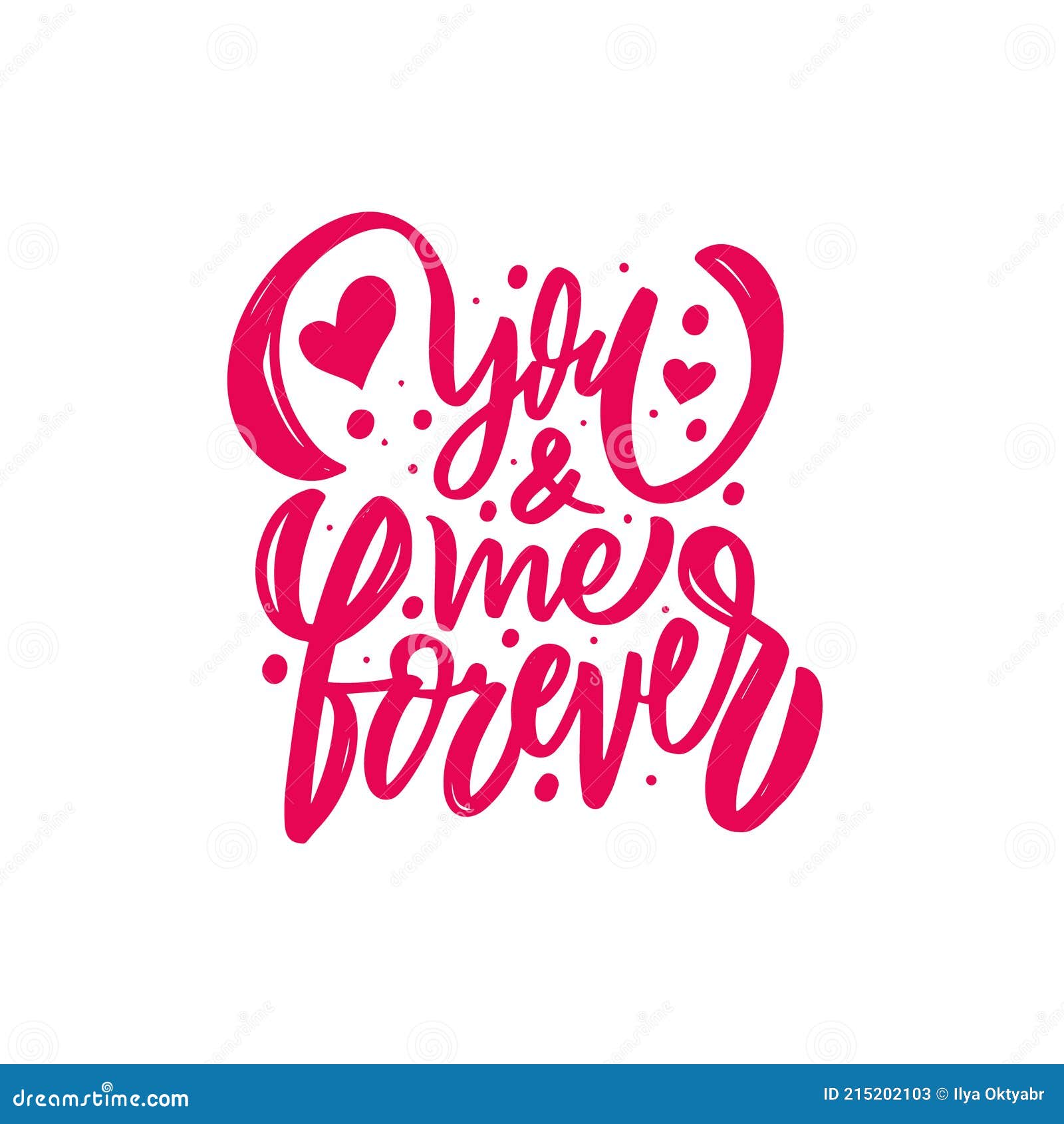 Forever And Always Hand Drawn Creative Calligraphy And Brush Pen ...