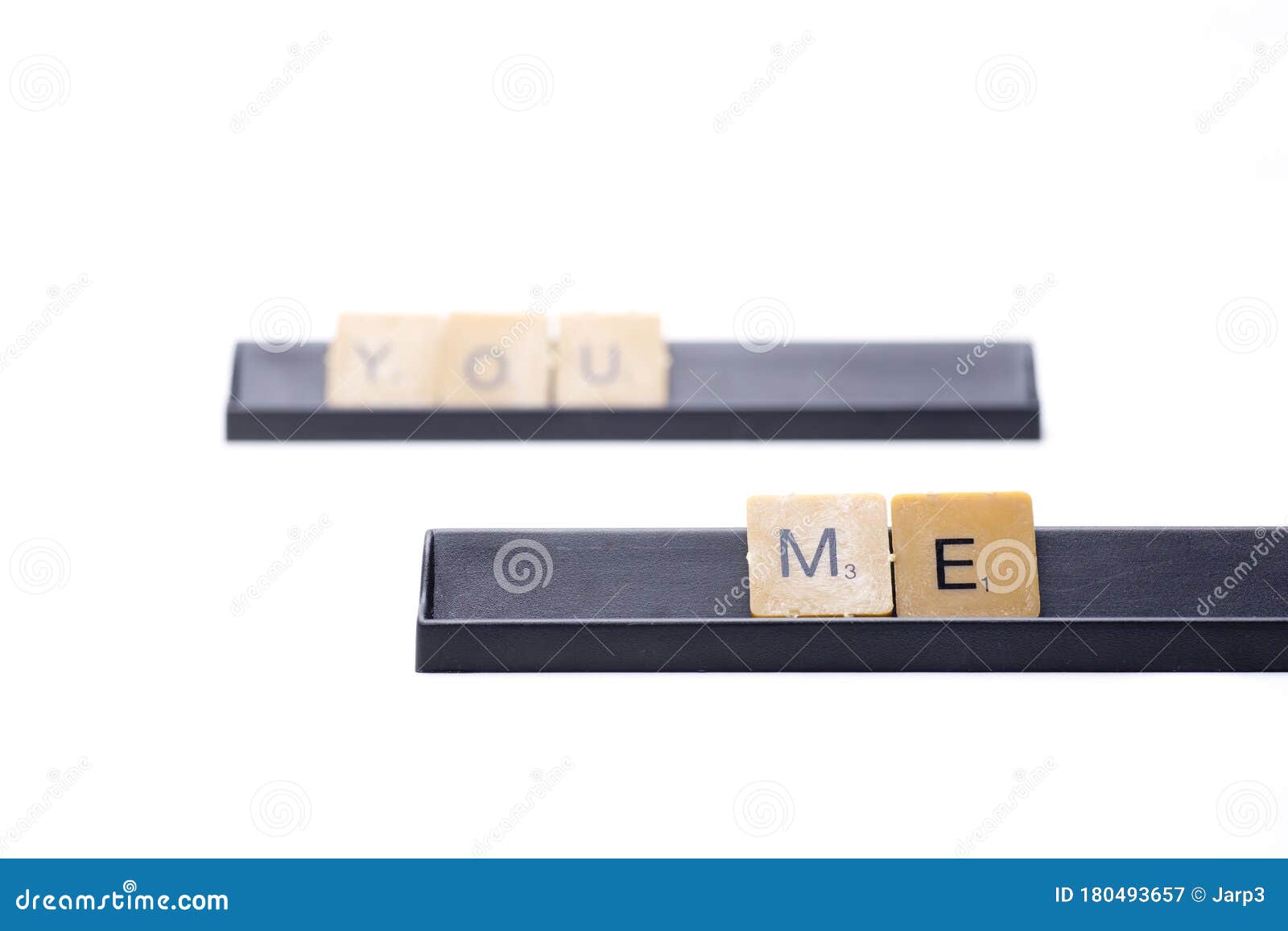 You and me stock image. Image of studio, letters, union - 180493657