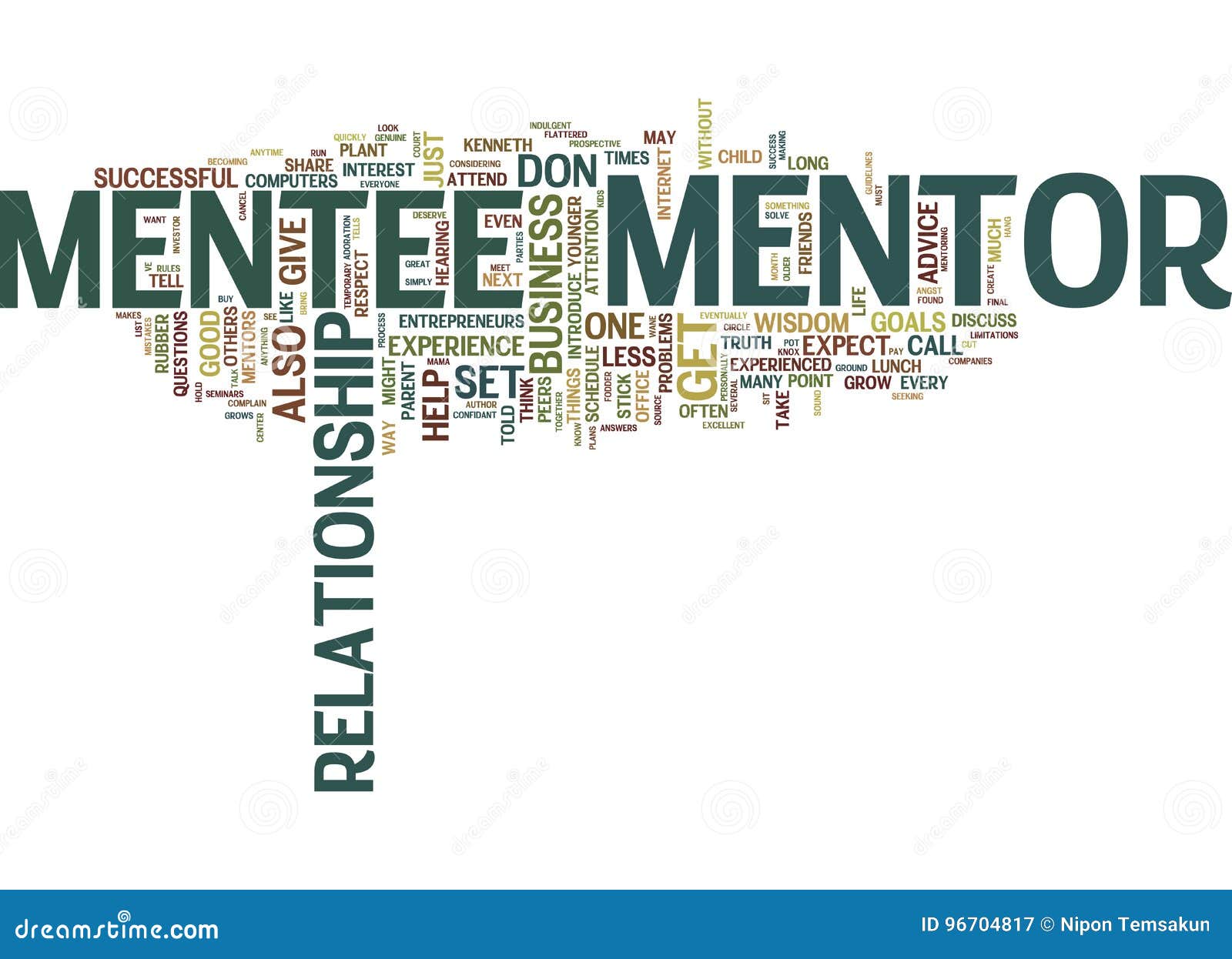 Are You Mentor Material Word Cloud Concept Stock Vector - Illustration ...