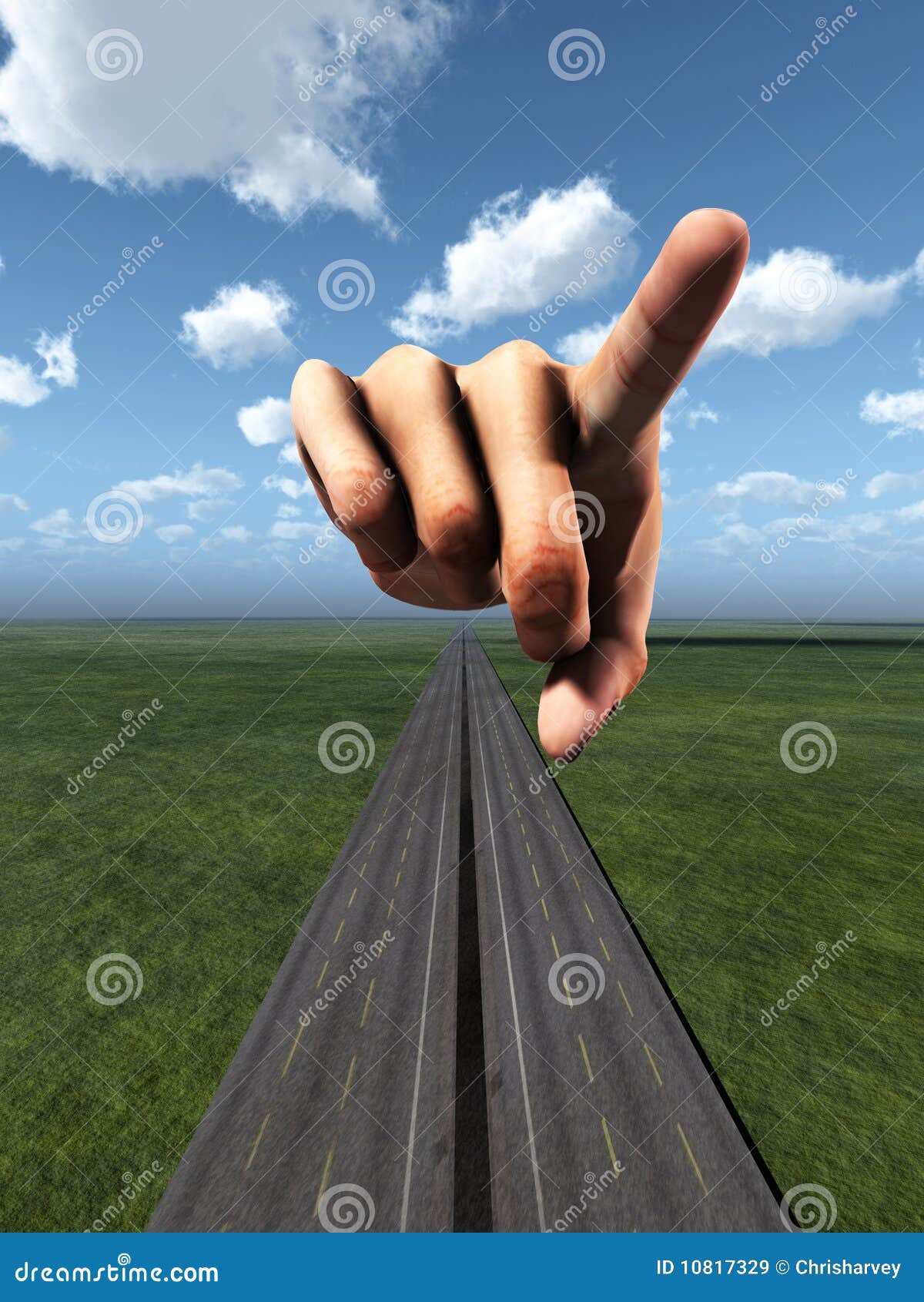 You Must Go this Way stock image. Image of lines, lane - 10817329