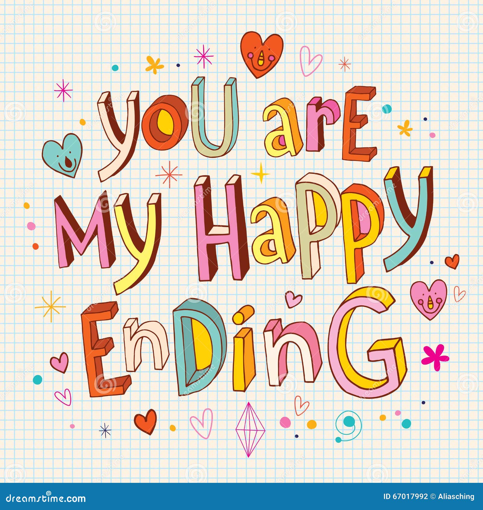 Happy Ending Sign Stock Image | CartoonDealer.com #113641105