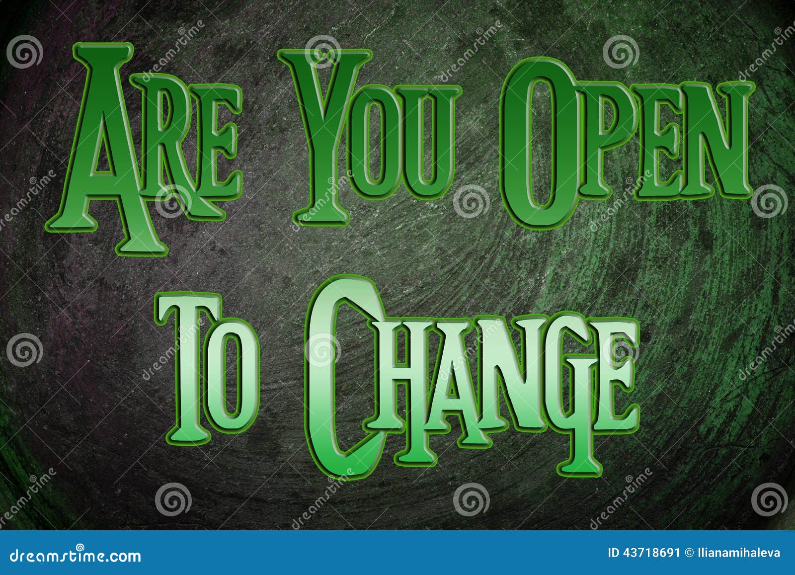 Are You Open To Change Concept Stock Image - Image of adaptability ...