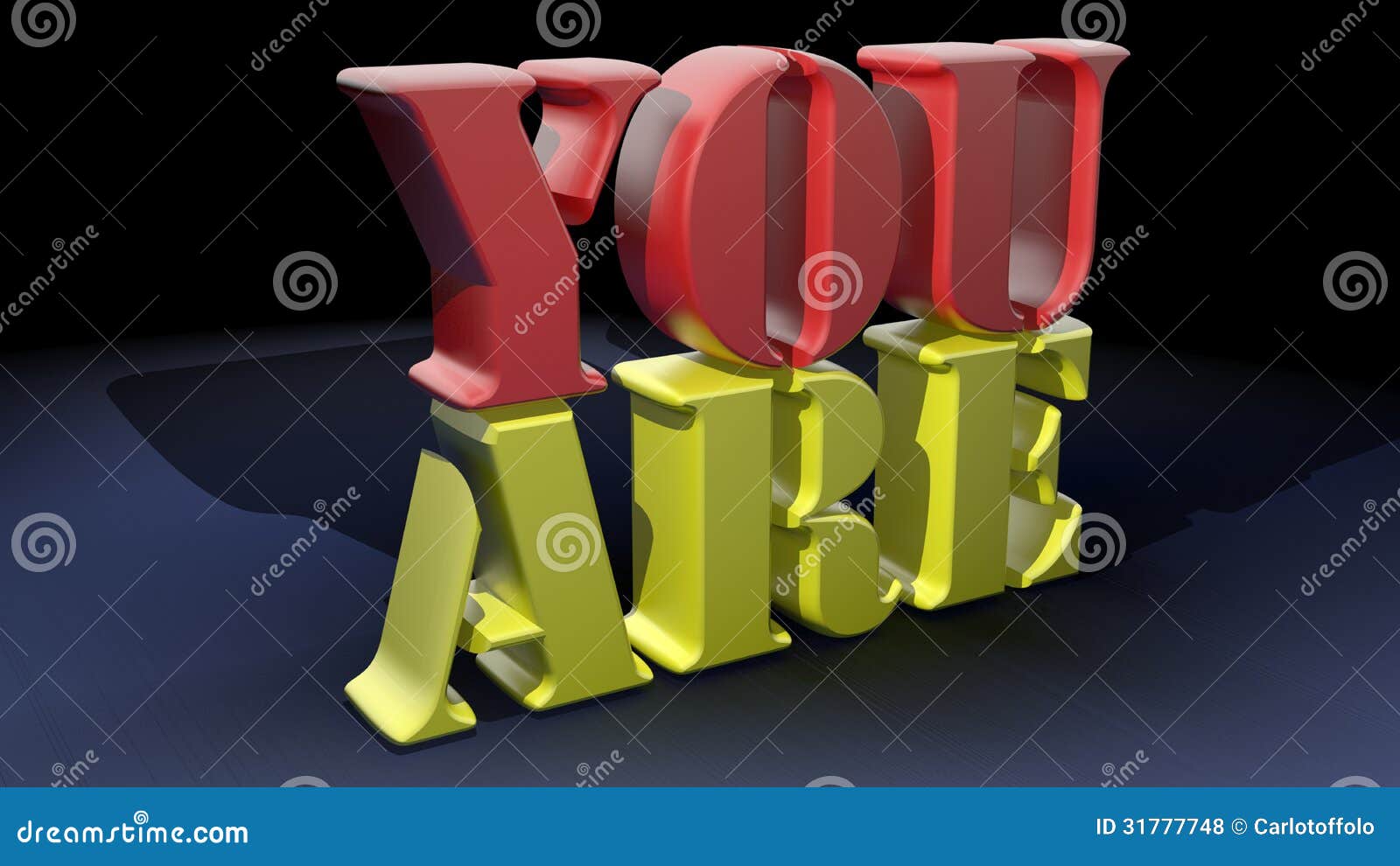 You are stock illustration. Illustration of knowing, reality - 31777748