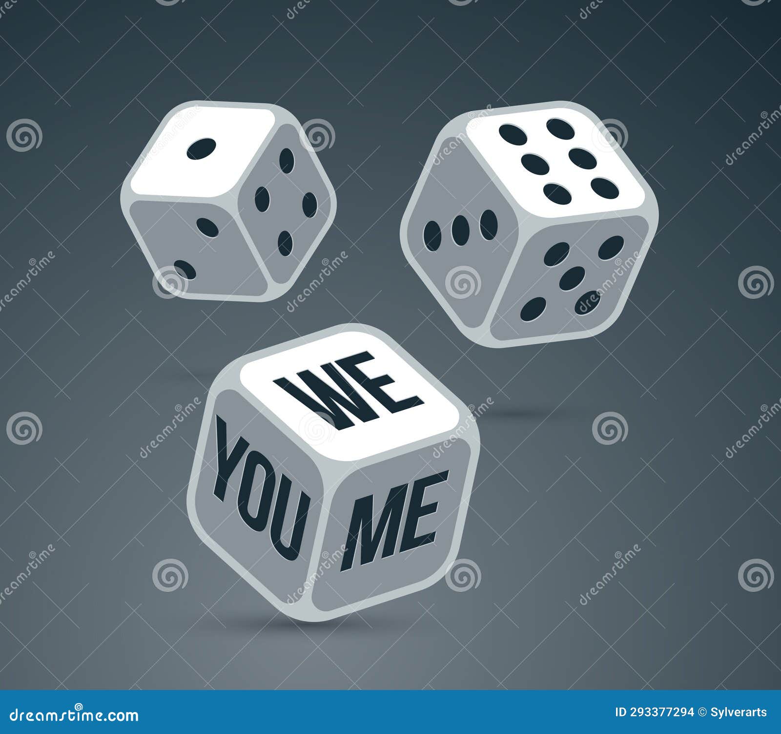 You Plus Me Equal Us Vector Concept of Relations Stock Vector ...
