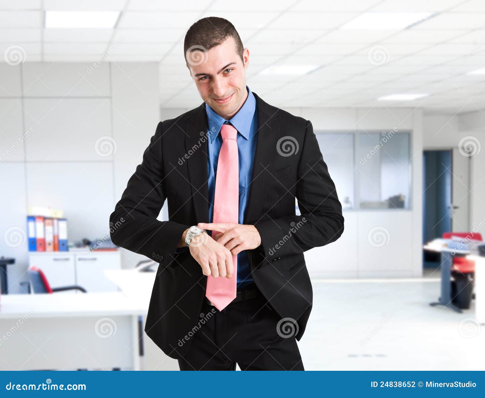 You re late! stock photo. Image of discipline, work, clock - 24838652