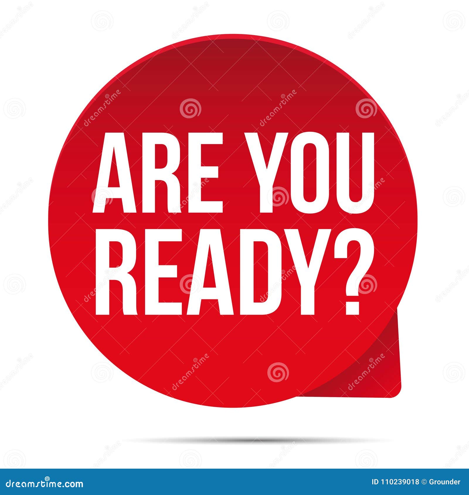 Are You Ready Label Sticker Stock Vector - Illustration of style ...