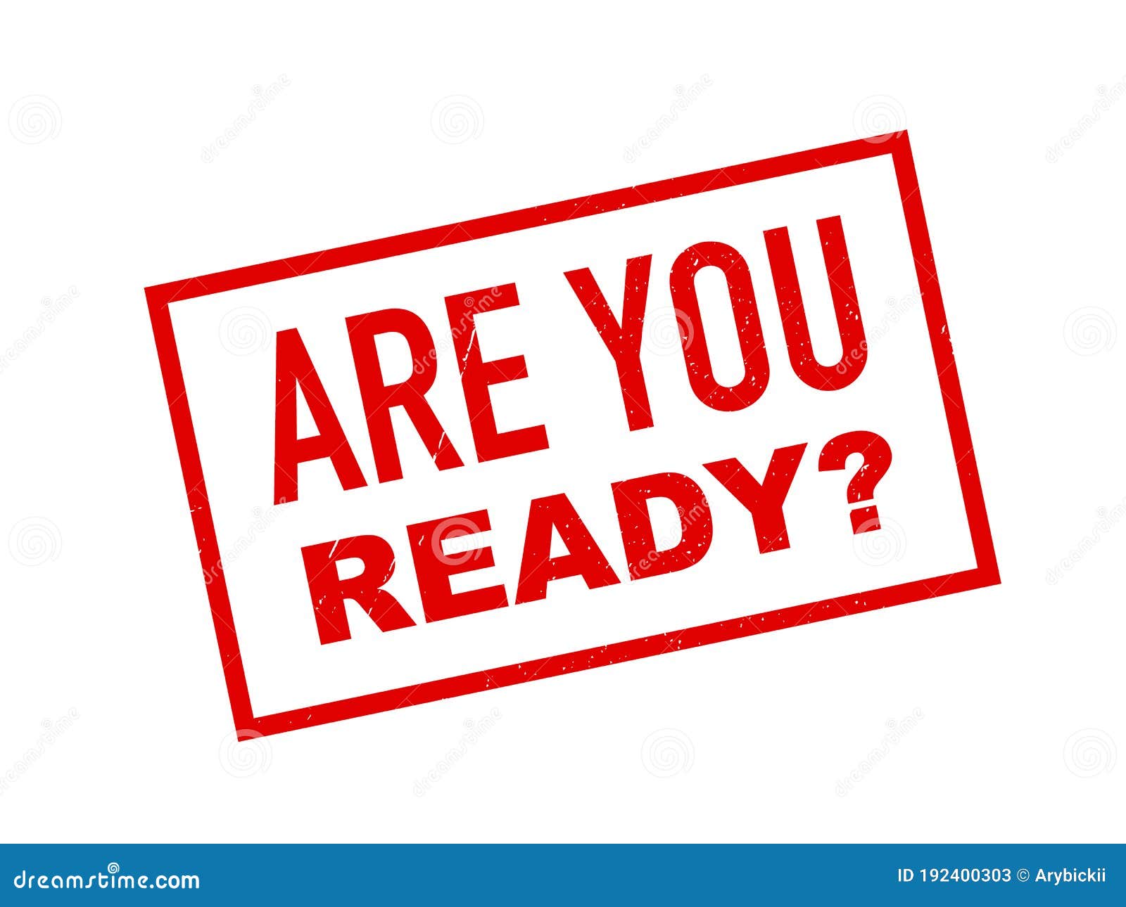 Are you ready stamp stock vector. Illustration of starting - 192400303