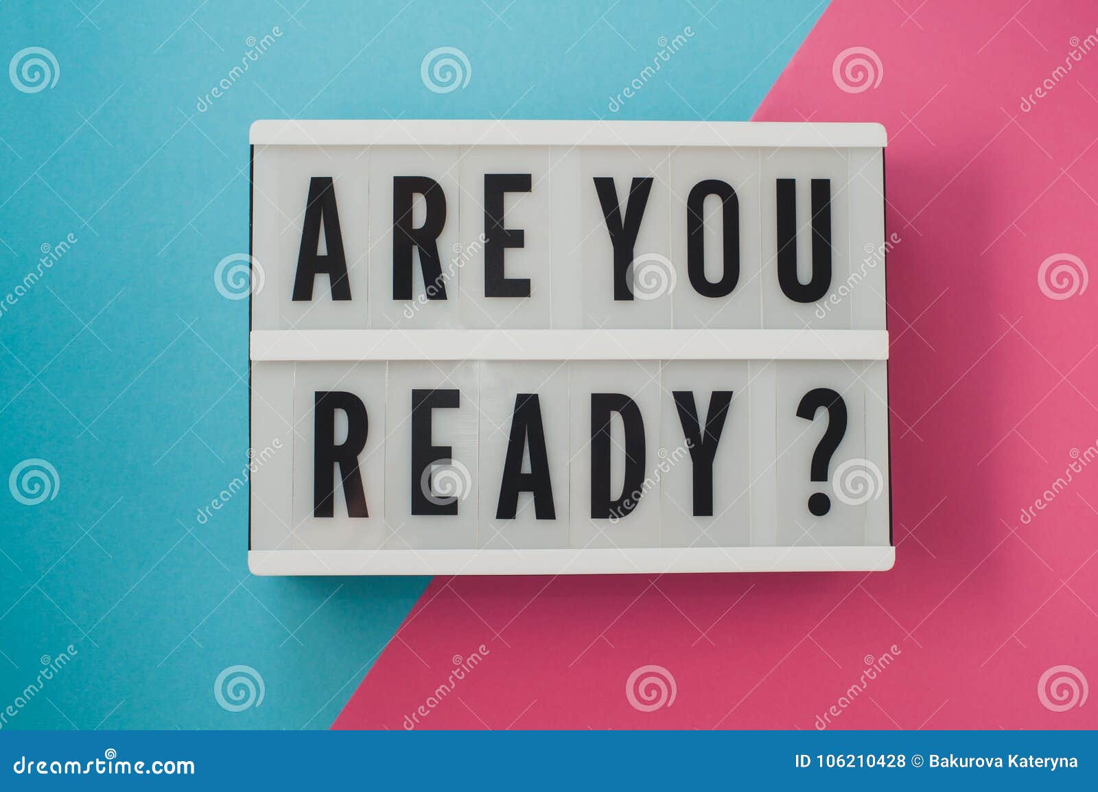 Are You Ready - Text on a Display Stock Photo - Image of preparedness ...