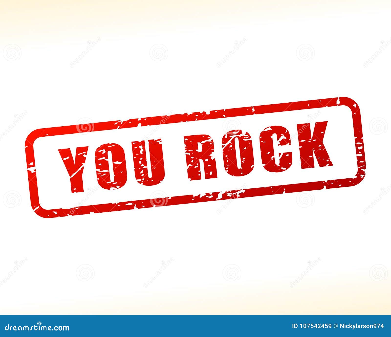 You rock text buffered stock vector. Illustration of impressive - 107542459