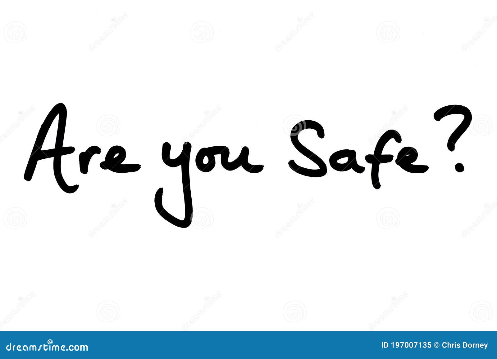 Are you Safe stock illustration. Illustration of instability - 197007135