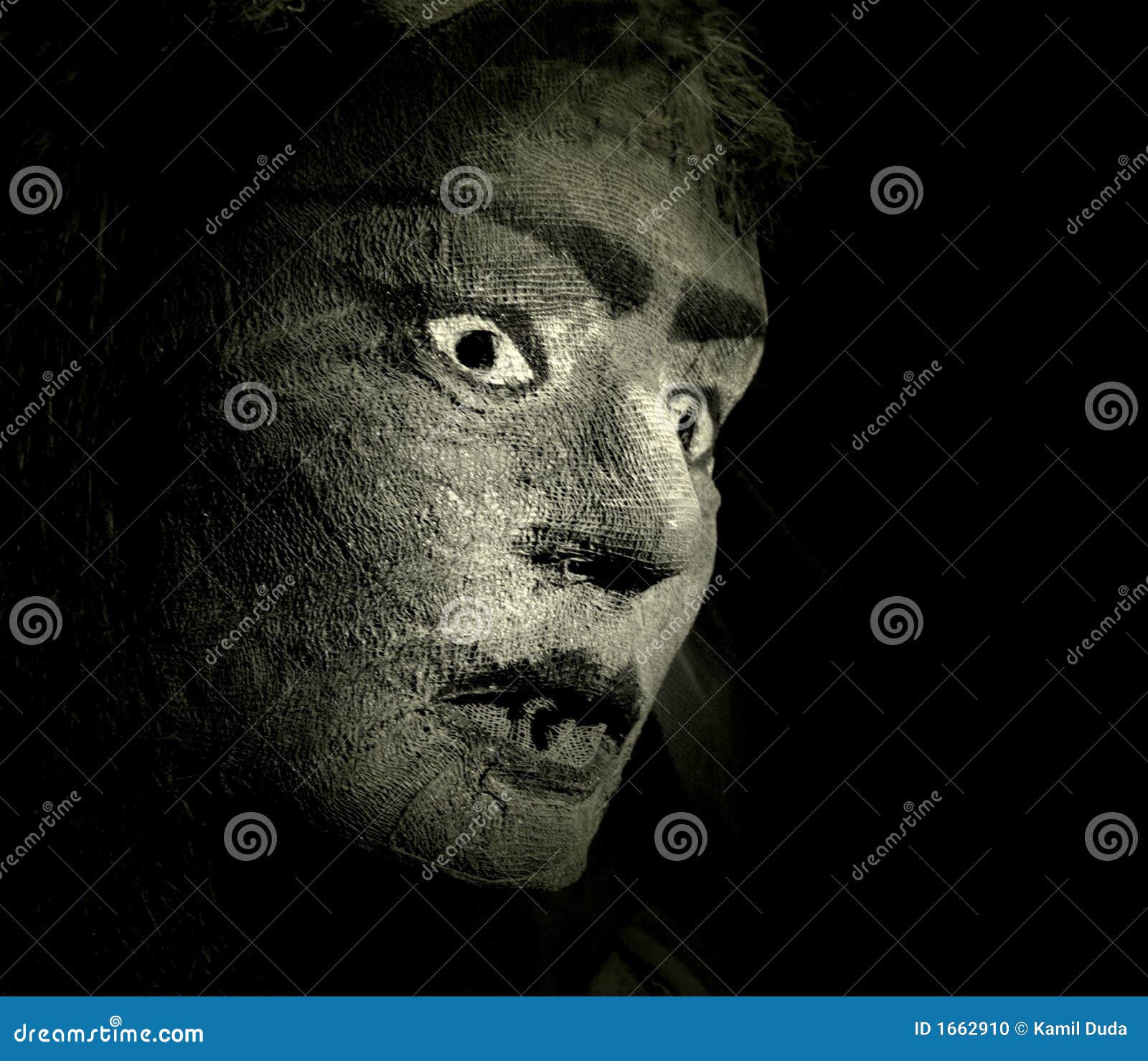 Are you scared ? stock photo. Image of fear, terror, ghost - 1662910