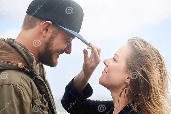 You Should Tip Your Hat To A Lady An Affectionate Young Couple