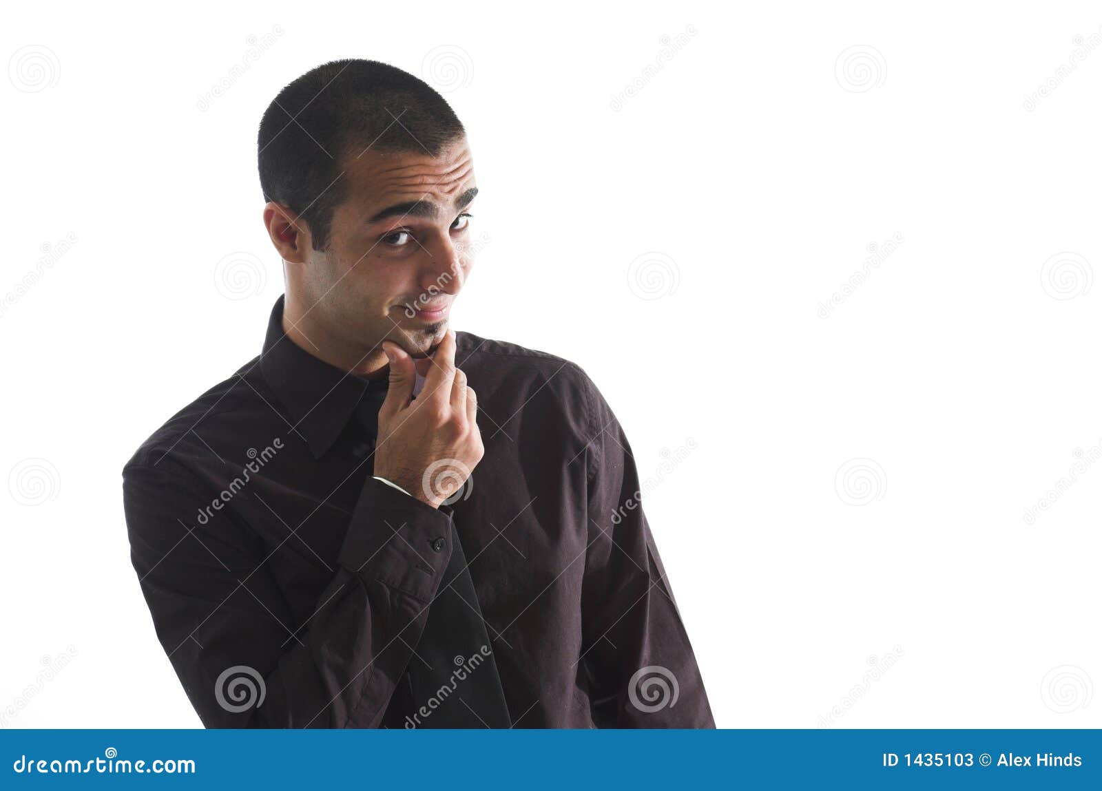 Are you sure? stock image. Image of smiling, diversity - 1435103