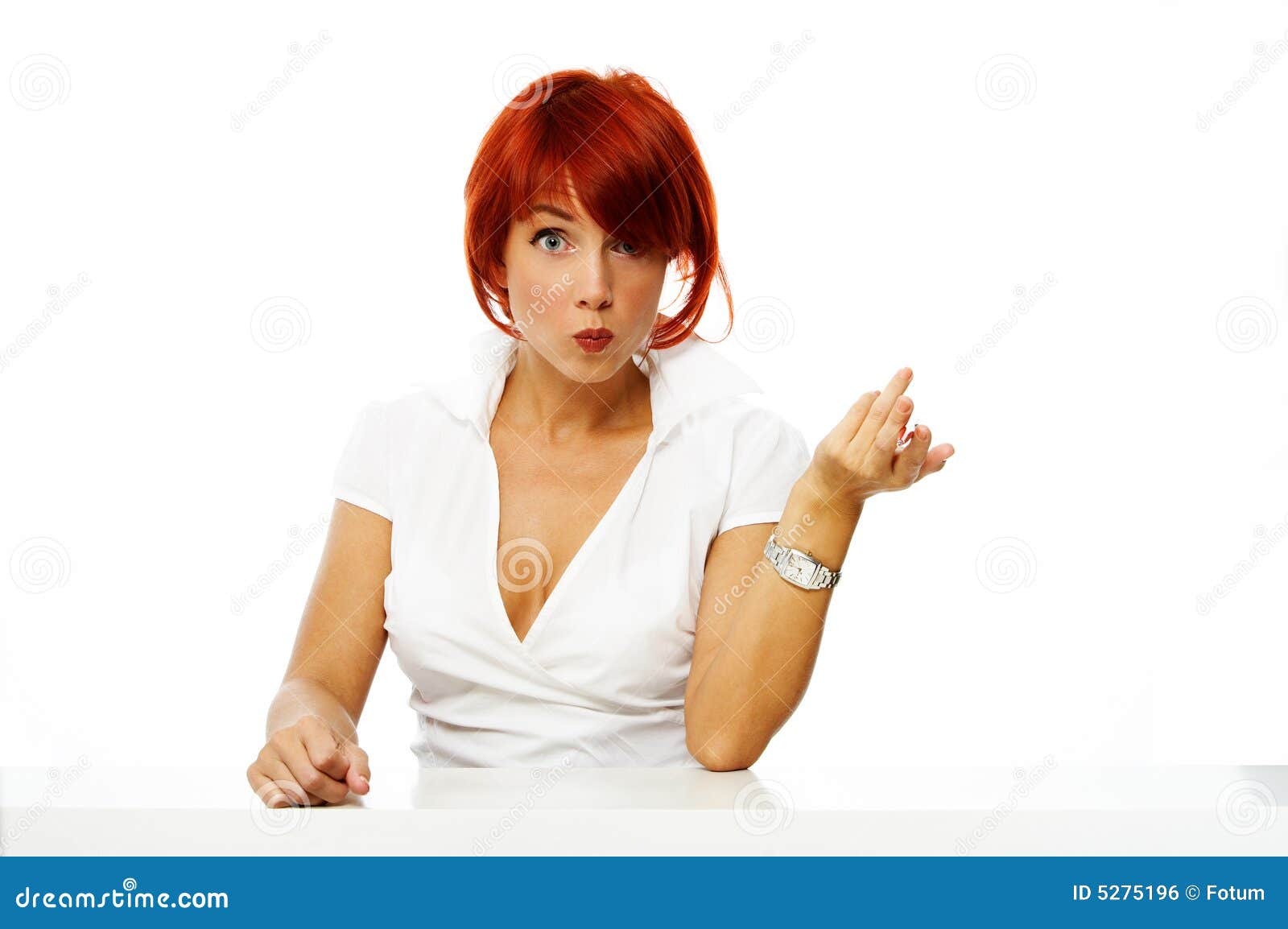Are you sure? stock photo. Image of pretty, caucasian - 5275196