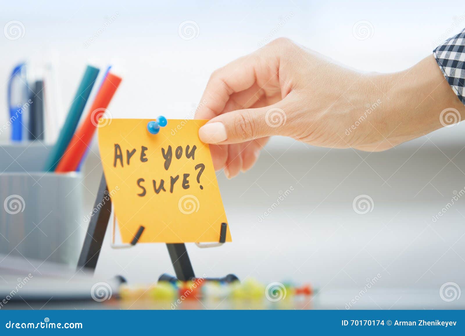Are you sure stock photo. Image of body, close, businesswoman - 70170174