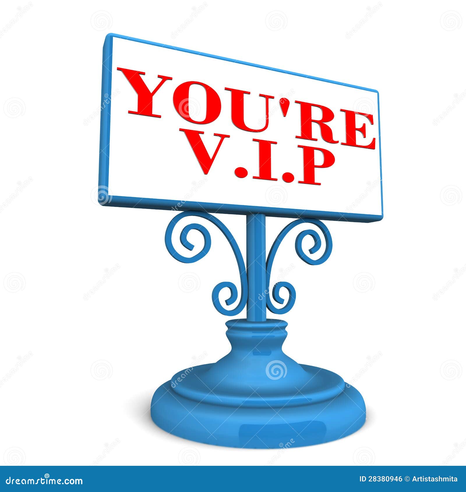 You are vip stock illustration. Illustration of person - 28380946