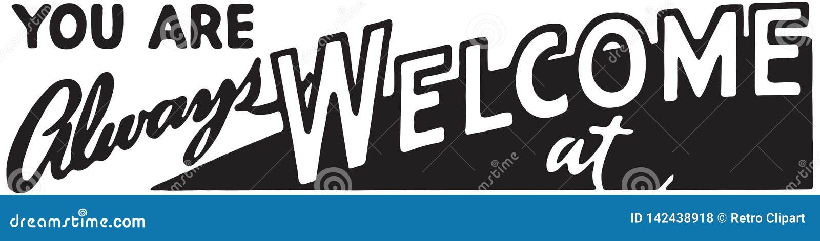 You are always Welcome at 4 Stock Vector - Illustration of career ...