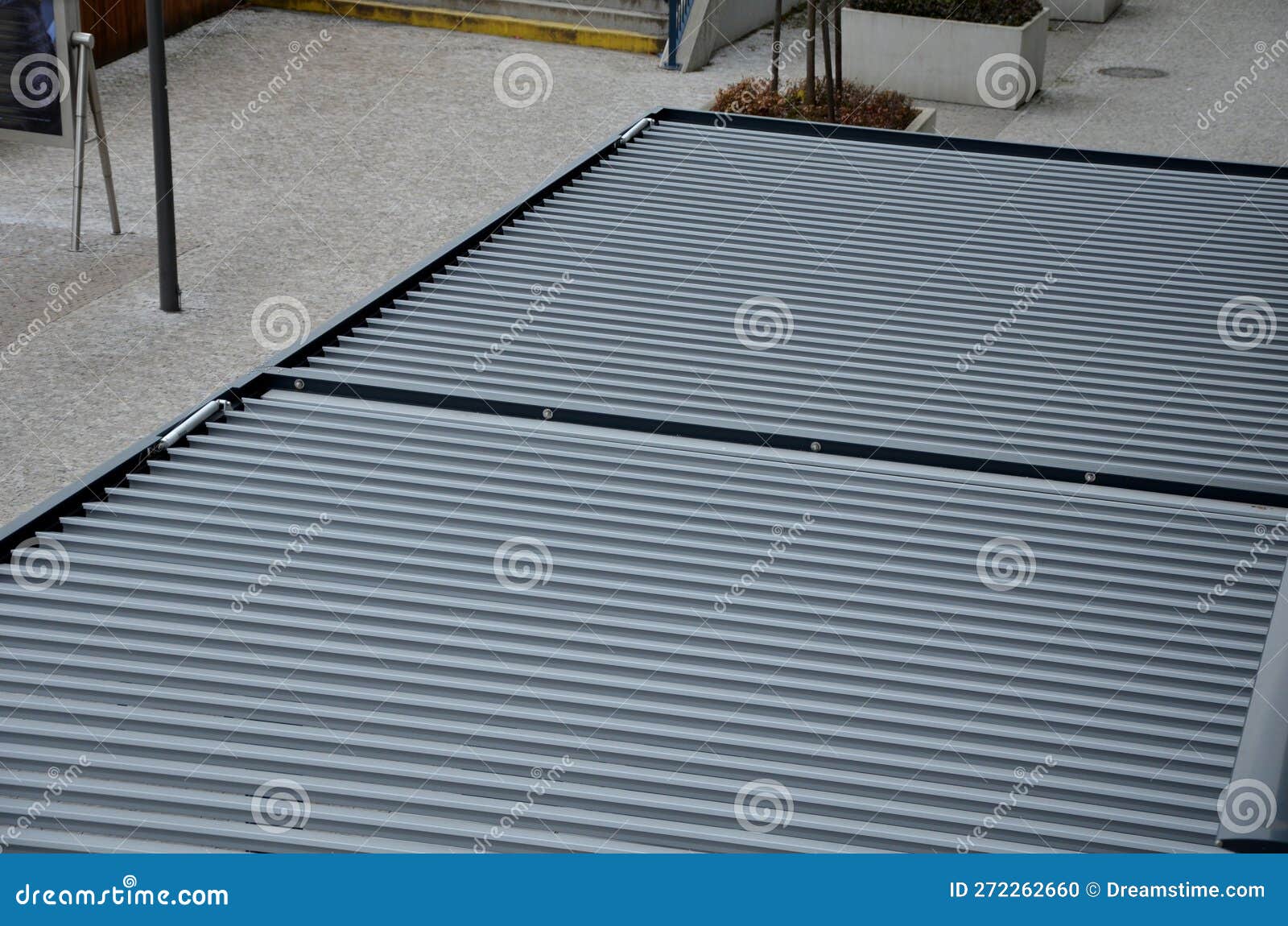You Will Control the Tilting Roof Slats with the Remote Control, Stock ...