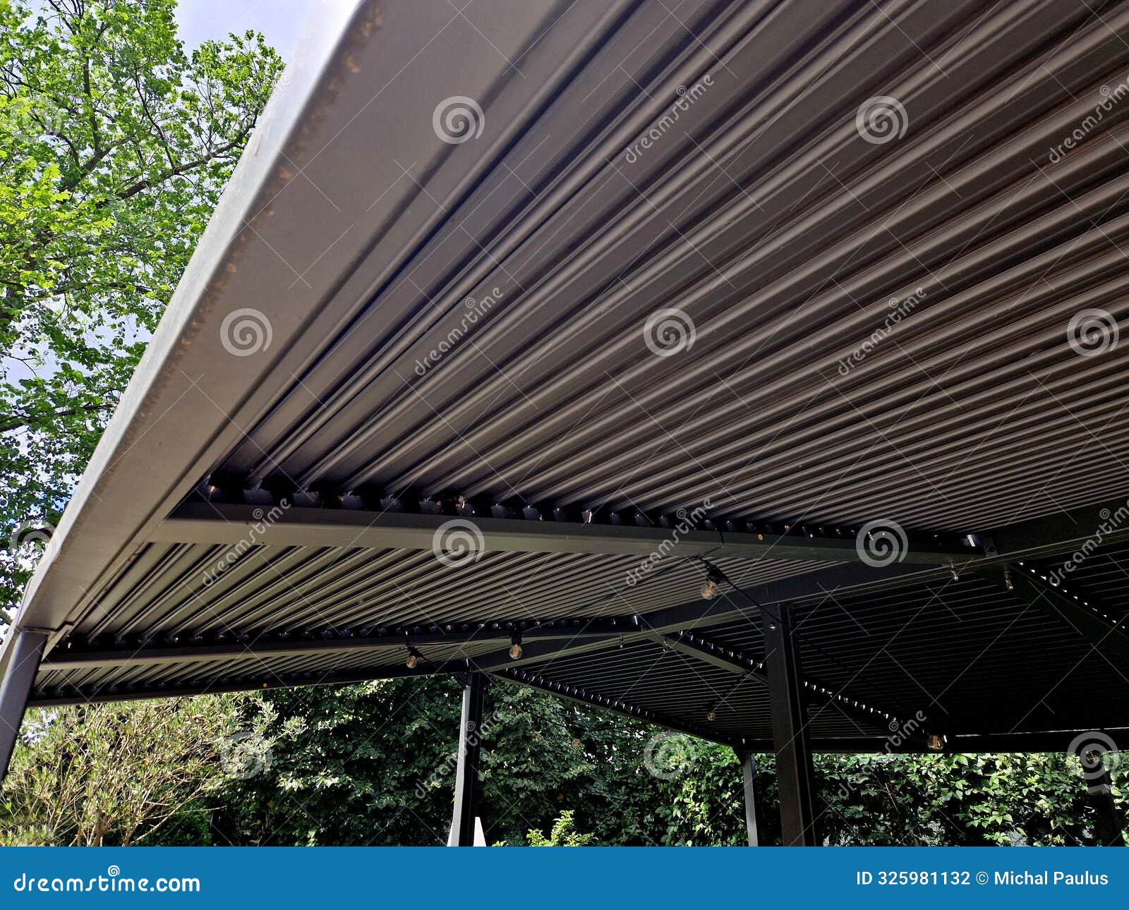 You Will Control the Tilting Roof Slats with the Remote Control, Stock ...