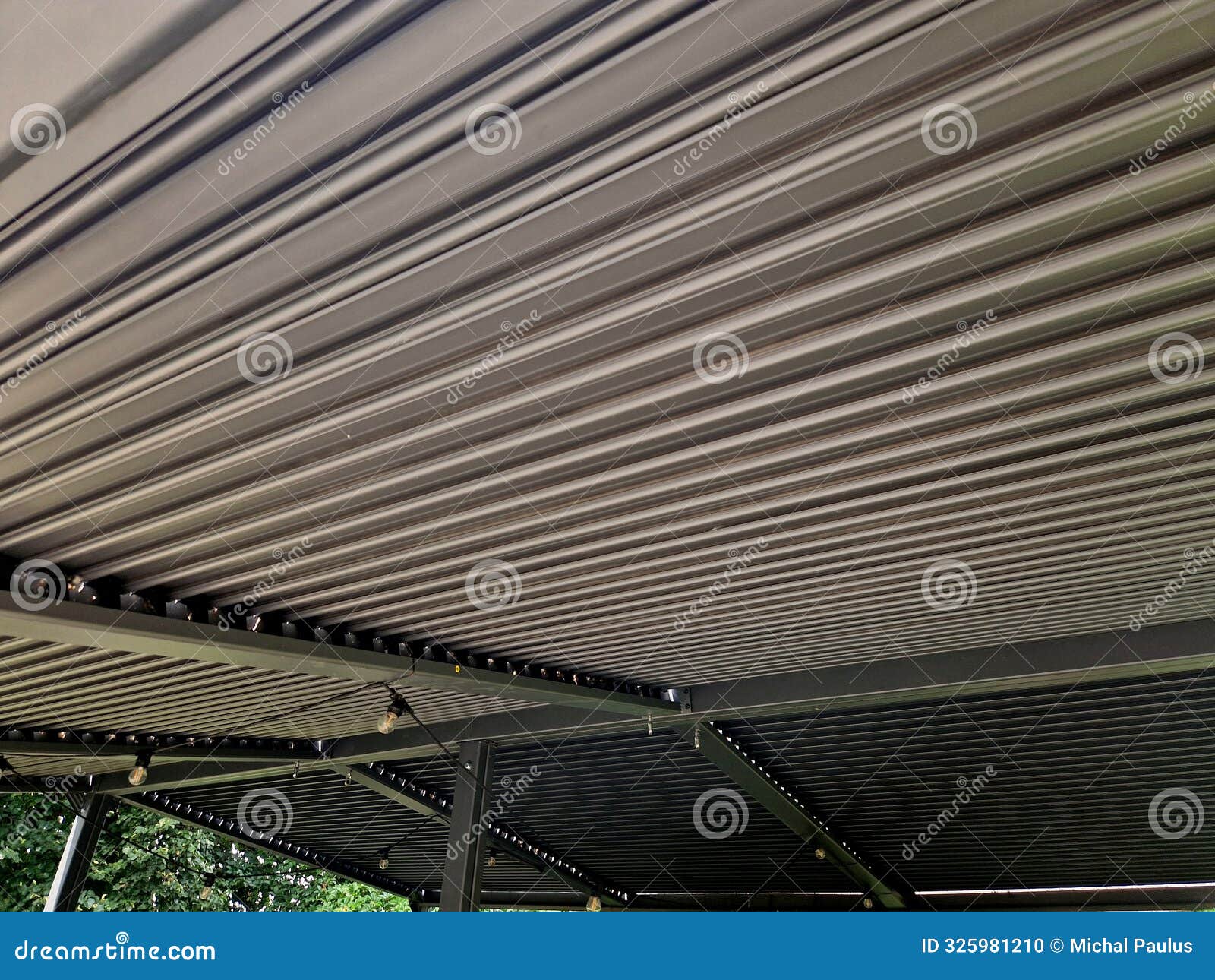 You Will Control the Tilting Roof Slats with the Remote Control, Stock ...