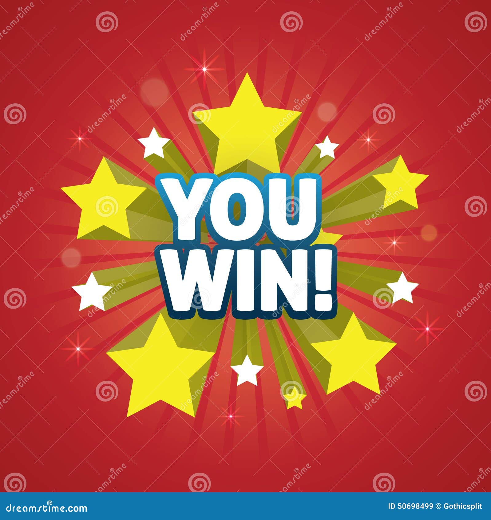 You Win - design element stock vector. Illustration of adaptable - 50698499