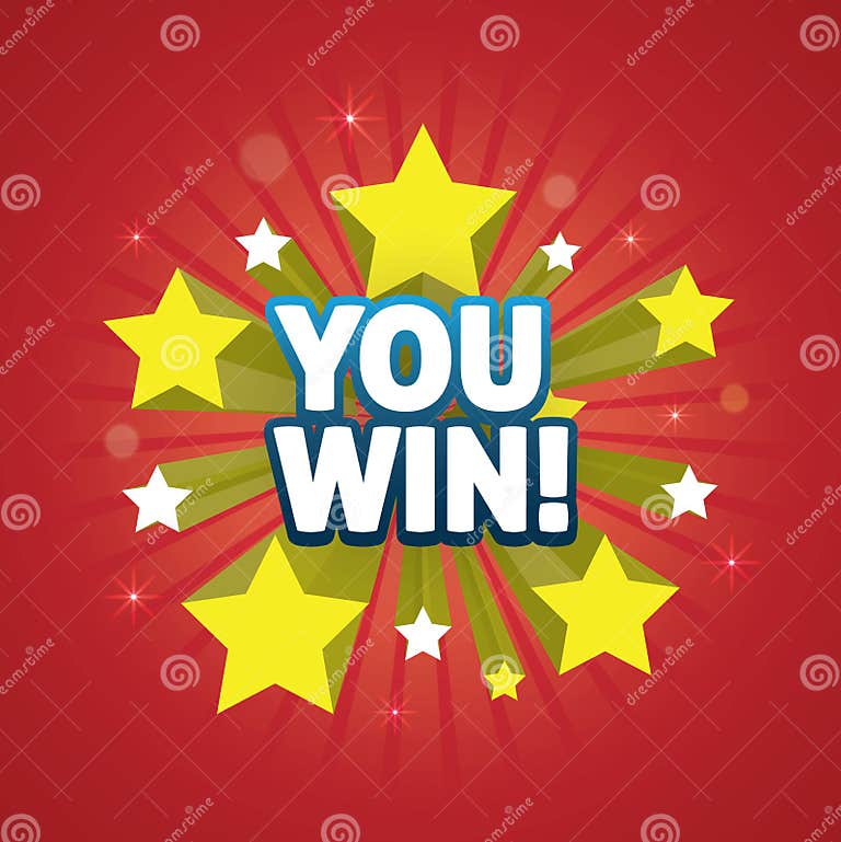 You Win - design element stock vector. Illustration of adaptable - 50698499