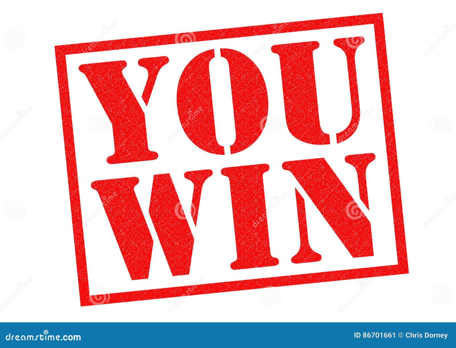 YOU WIN stock illustration. Illustration of achieved - 86701661