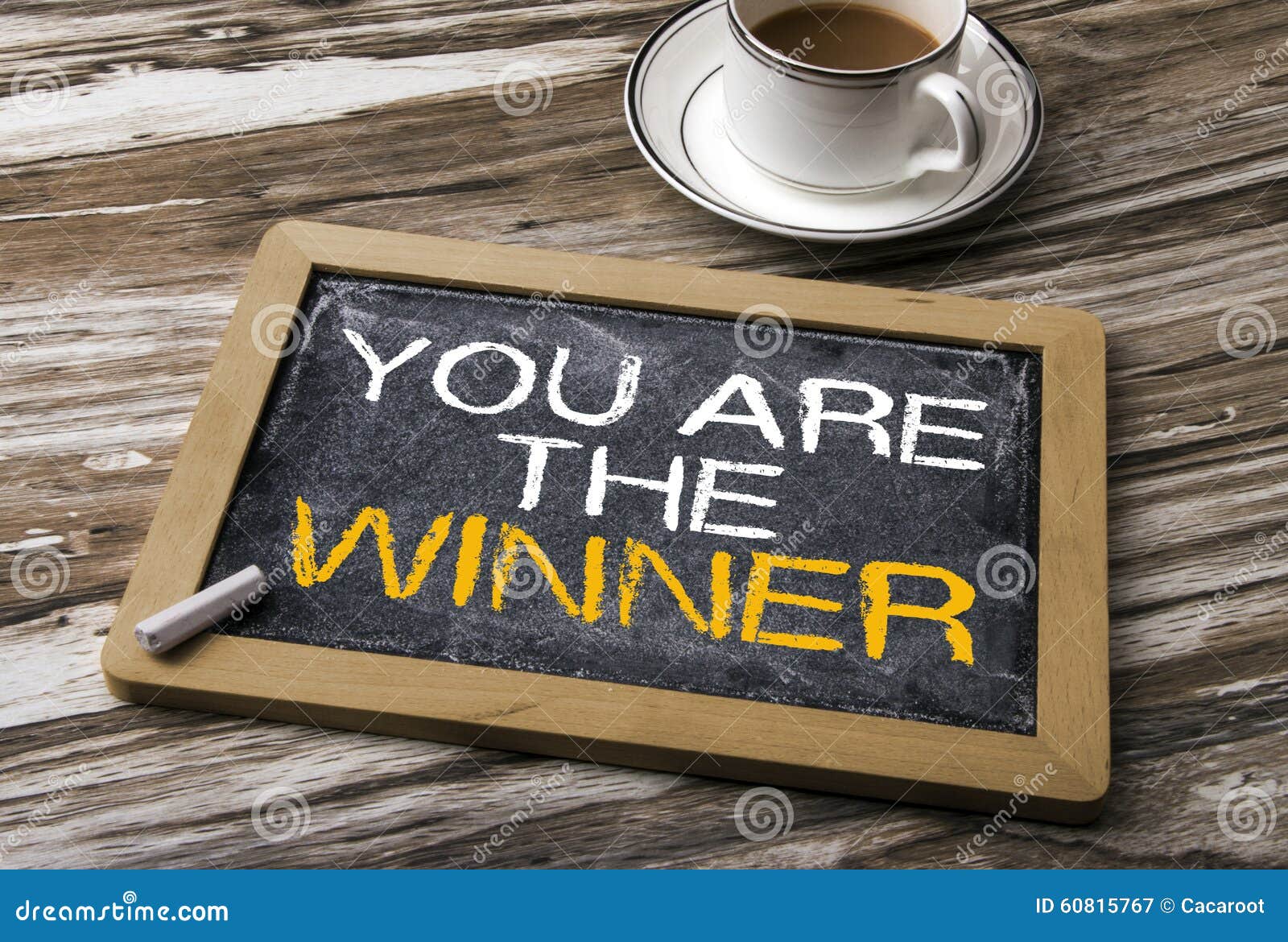 You are the winner stock image. Image of achievement - 60815767