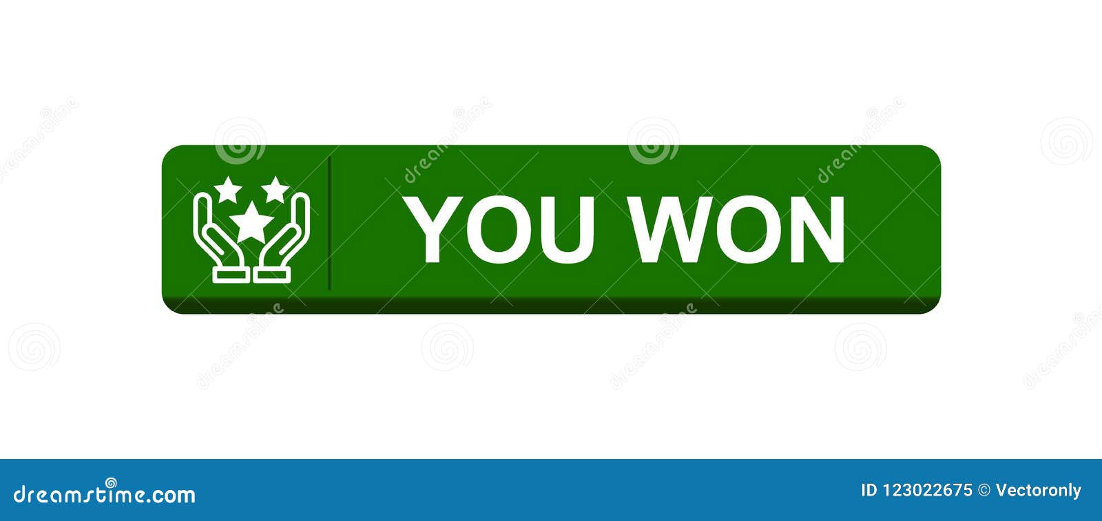 You won stock illustration. Illustration of betting - 123022675