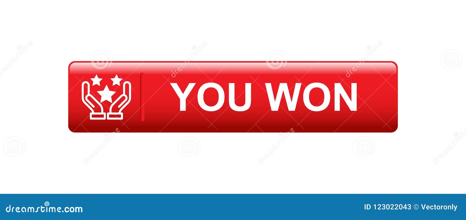 You won stock illustration. Illustration of background - 123022043