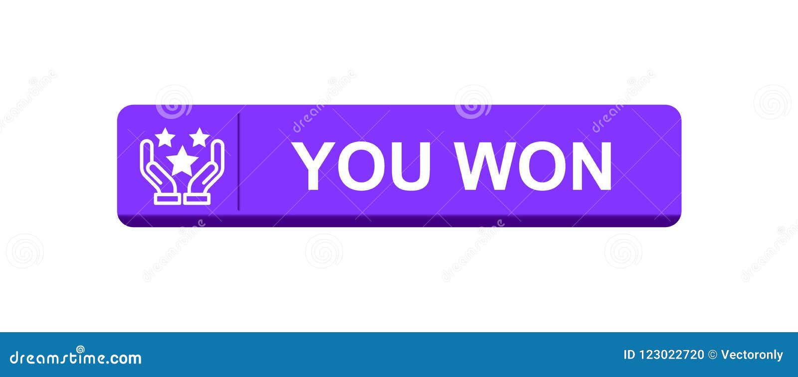 You won stock illustration. Illustration of future, competitive - 123022720