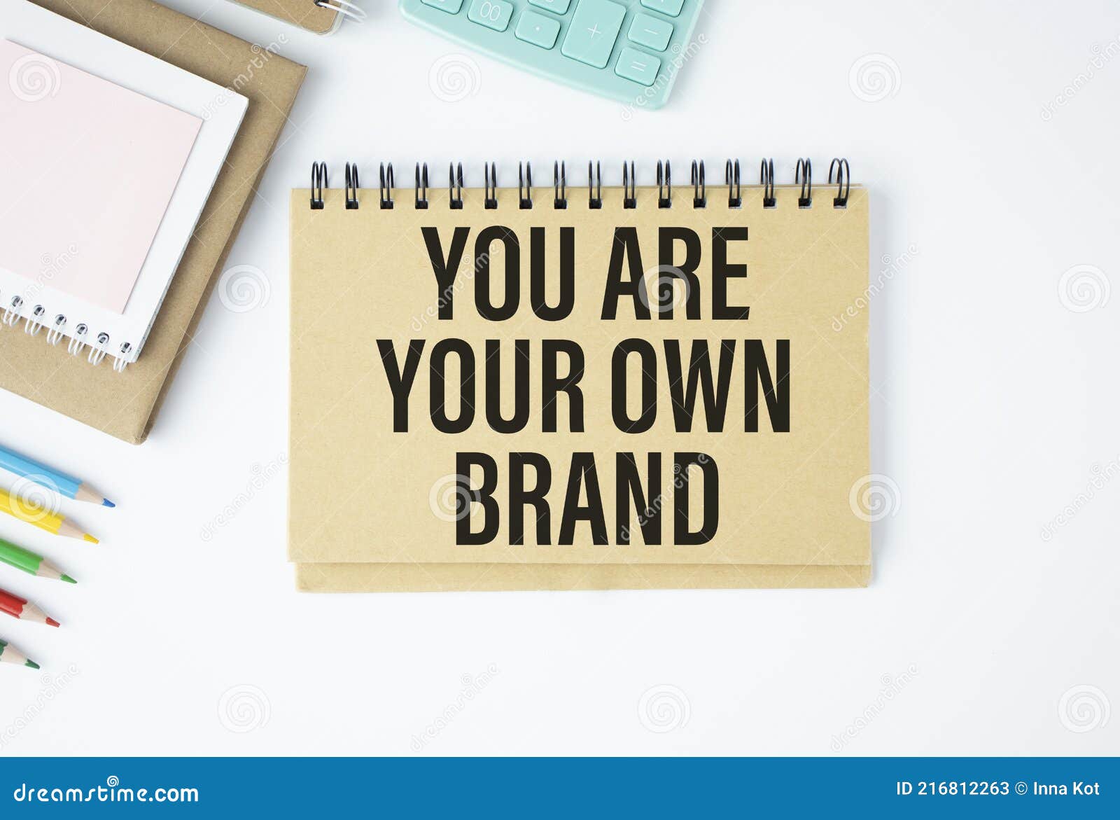 YOU are YOUR OWN BRAND Brand Building Stock Image - Image of worker ...