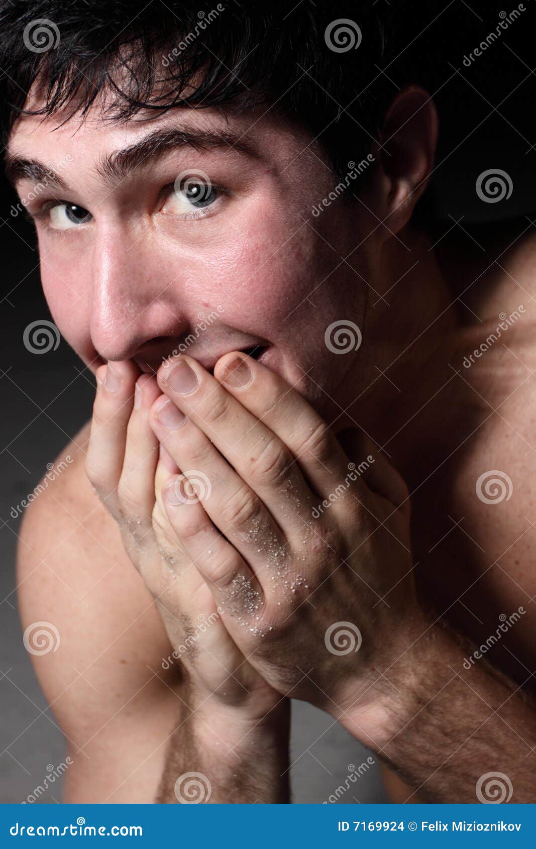 Yougn man laughing stock photo. Image of laugh, facial - 7169924