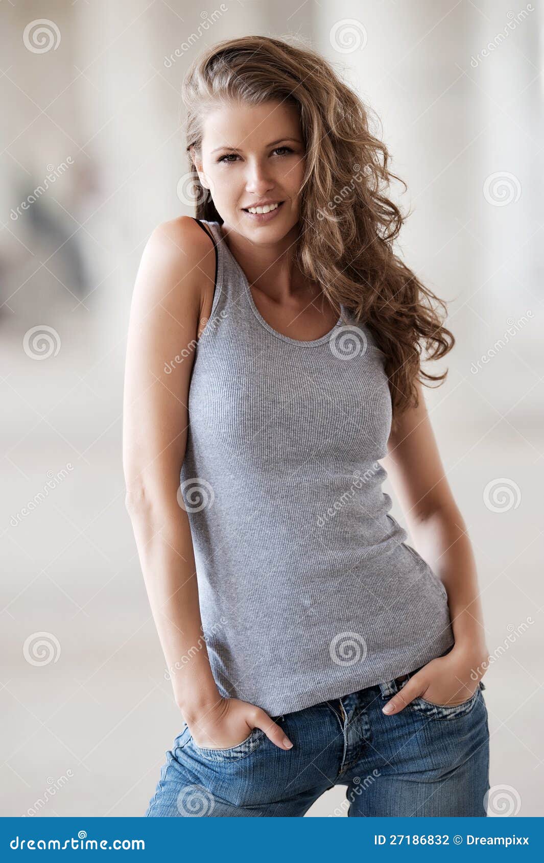 Yound beautyful woman stock photo. Image of female, caucasian - 27186832